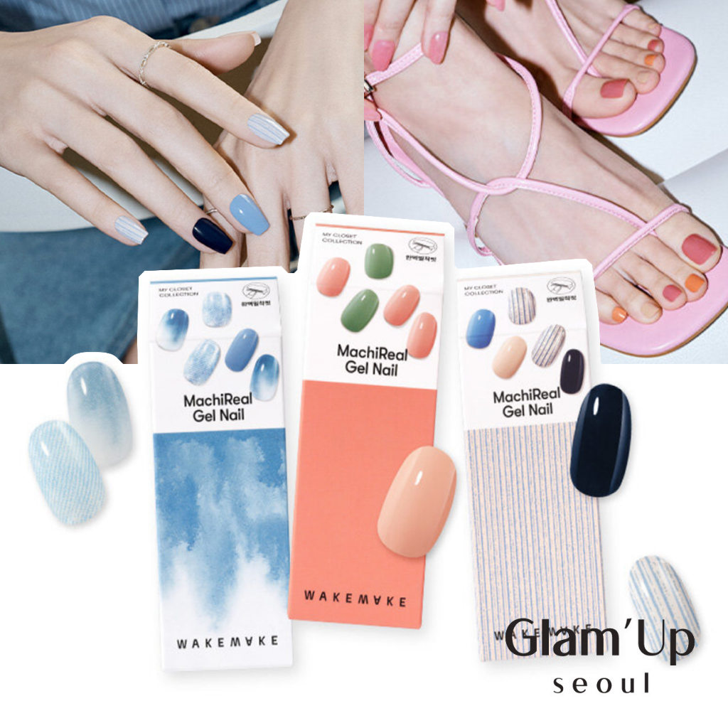 [Wakemake] (Lamp) Machireal Perfect Fit Gel Nail Toenail Stickers ...