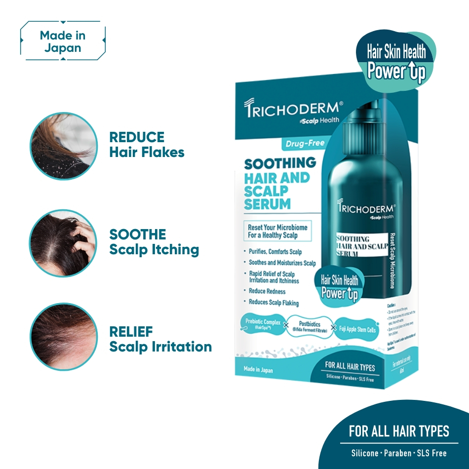 Trichoderm Soothing Hair & Scalp Serum 60mL | Shopee Singapore