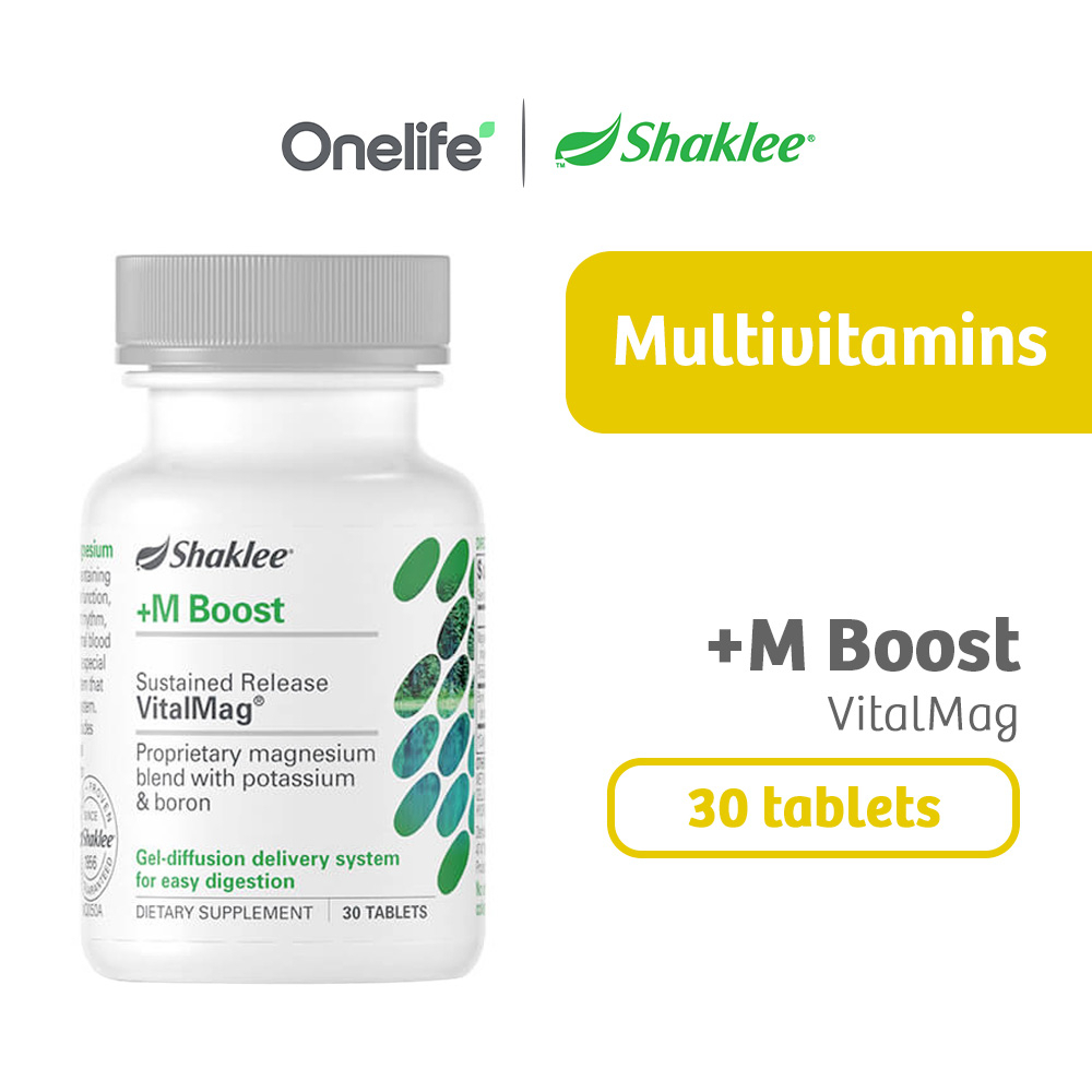 Shaklee +M Boost VitalMag (Magnesium) 30 Tablets - For Heart ...