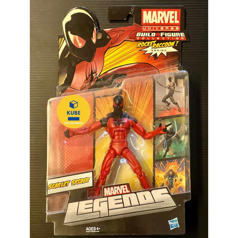 Marvel Legends Rocket Raccoon Scarlet Spider | Spiderman action figure ...