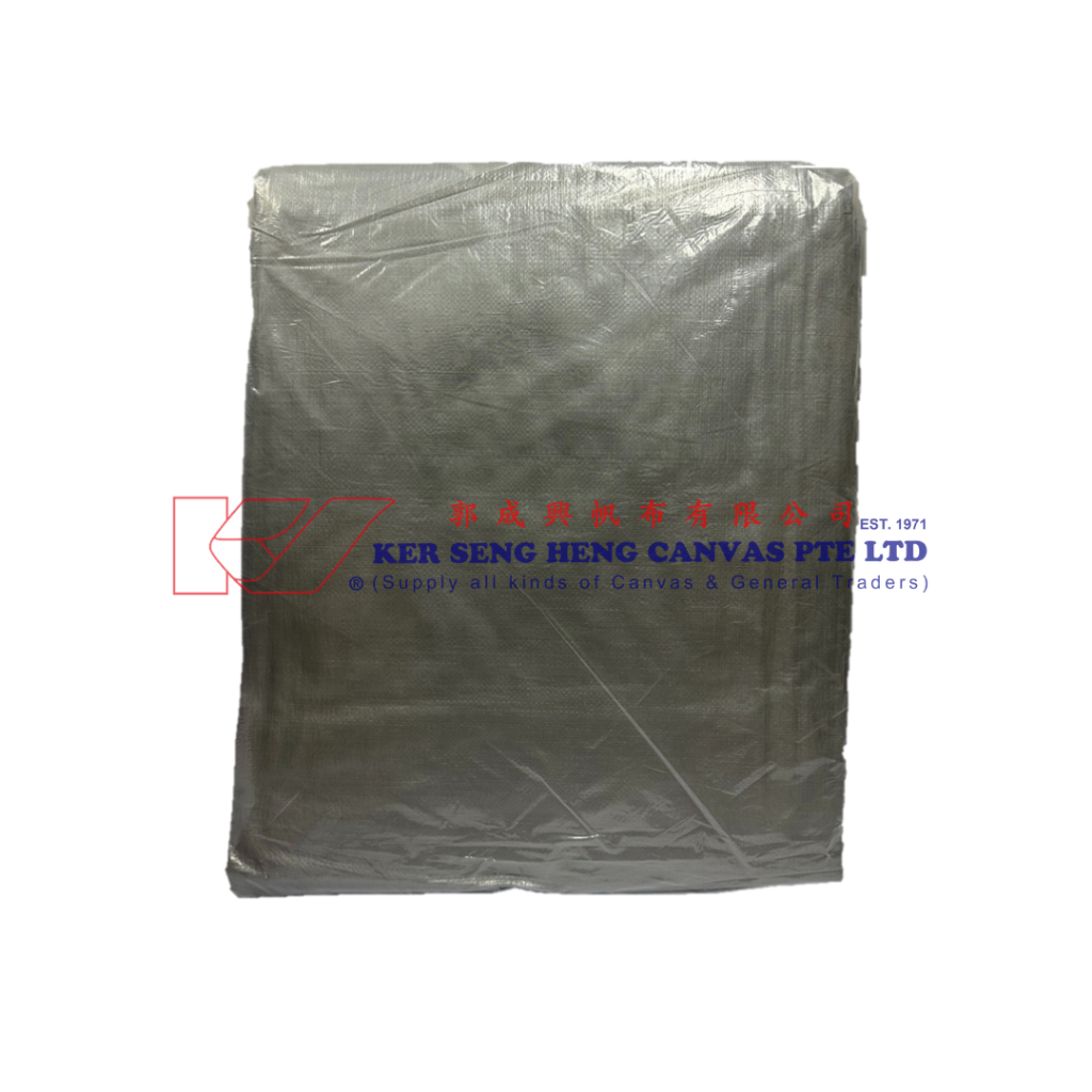 Heavy-duty PE Canvas in Silver/Green in Many Sizes | Shopee Singapore