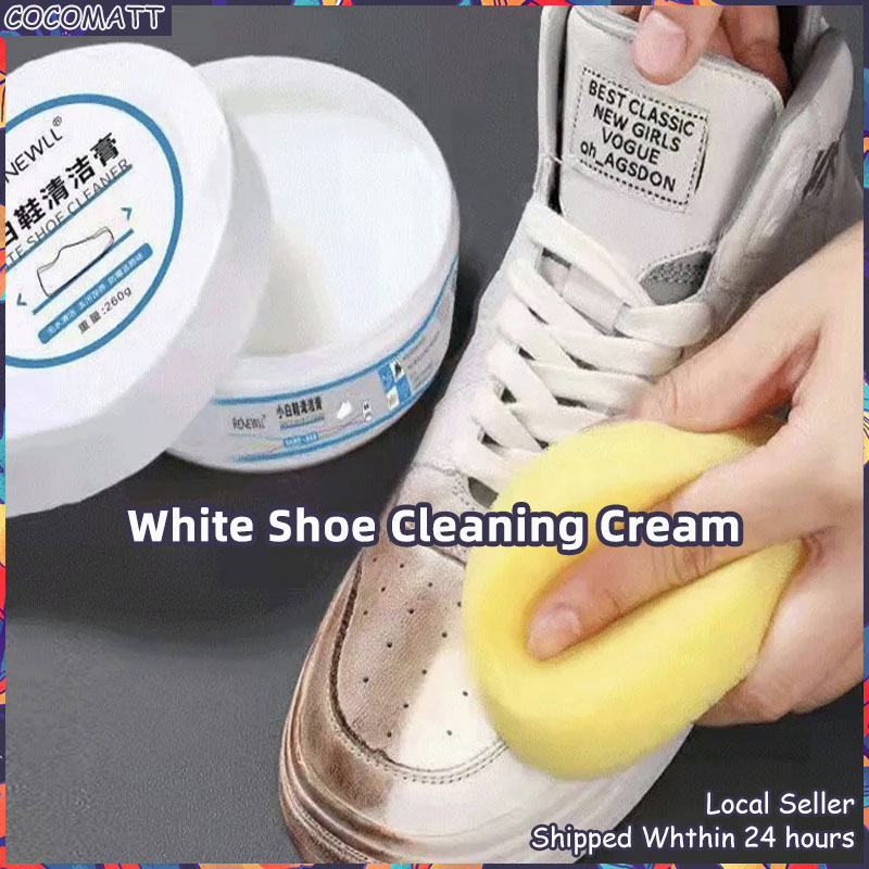 ️SG Stock ️ White shoe cleaning cream Shoe stain remover Sneaker ...