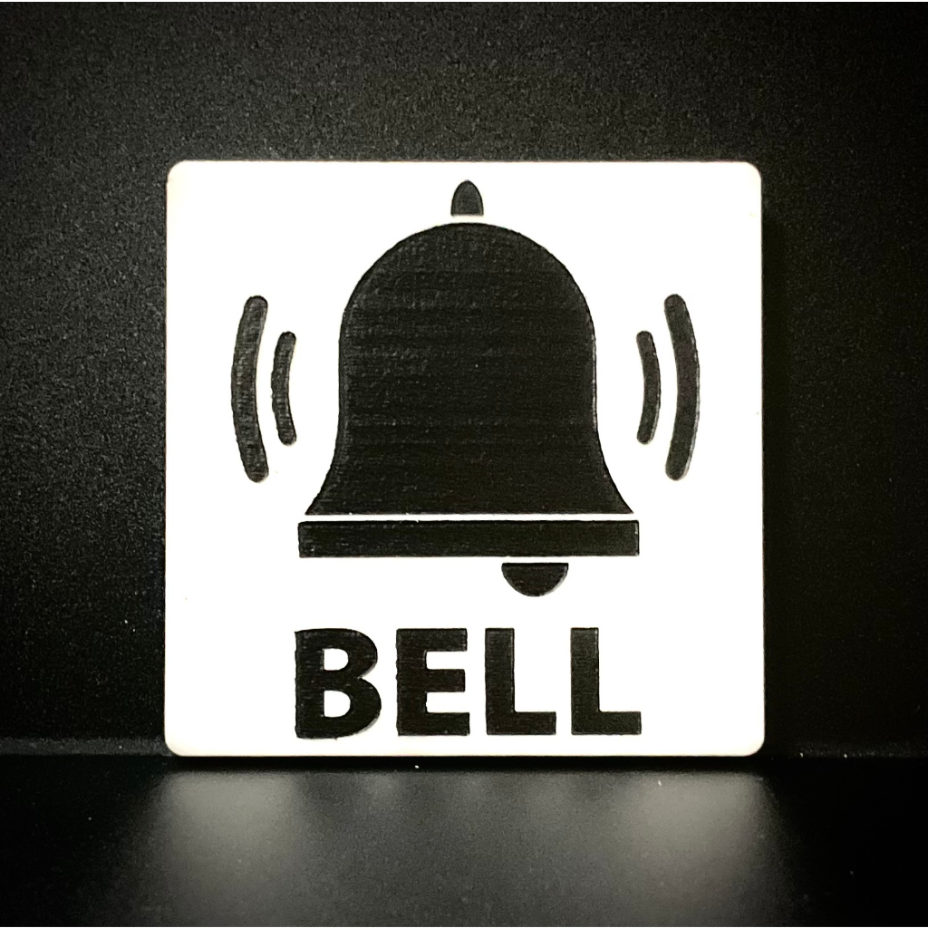 BELL SIGN/SIGNAGE ( 55mm x 55mm ) | NOTICE SIGN, INSTRUCTION SIGN ...