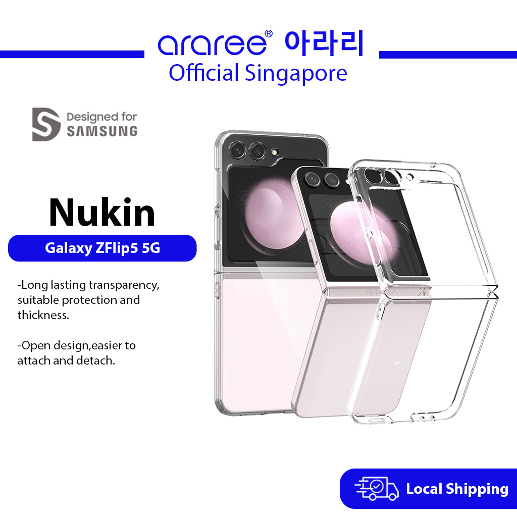[Official Araree SG] Samsung Galaxy Z Flip 5 5G NUKIN(1.25) Hard ...