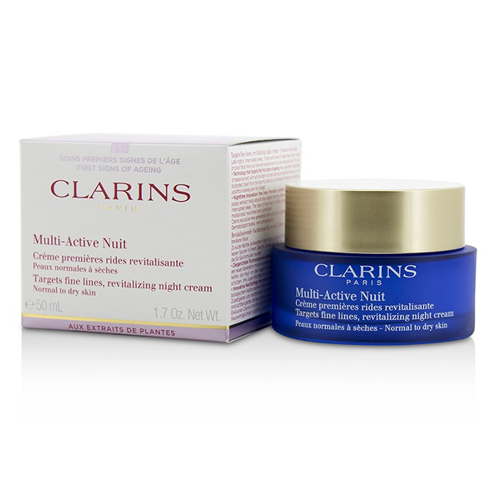 Clarins Multi-Active Night Cream 50ml (For Normal to dry Skin) | Shopee ...