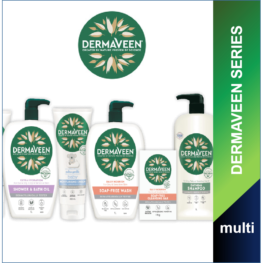 Dermaveen Moisturizing Lotion / Soap-Free Wash / Shower & Bath oil ...