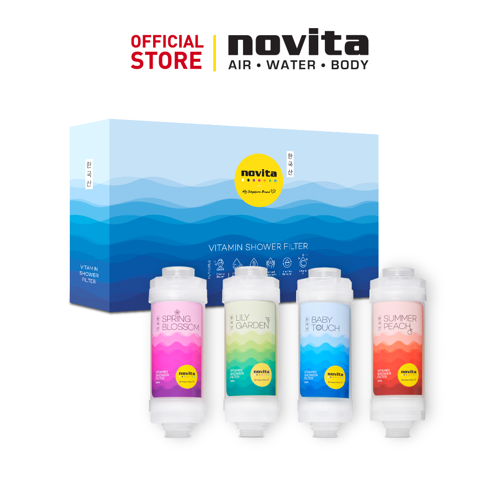 novita Vitamin Shower Filter (4 in 1 Box) | Shopee Singapore