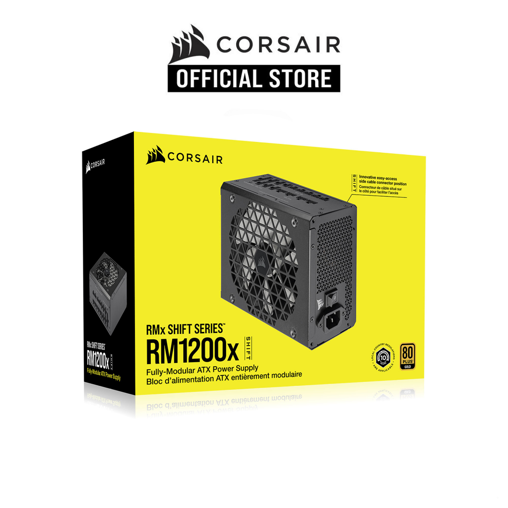 CORSAIR RMx SHIFT 1200w/1000w/850w/750w Series 80 PLUS Gold Fully ...