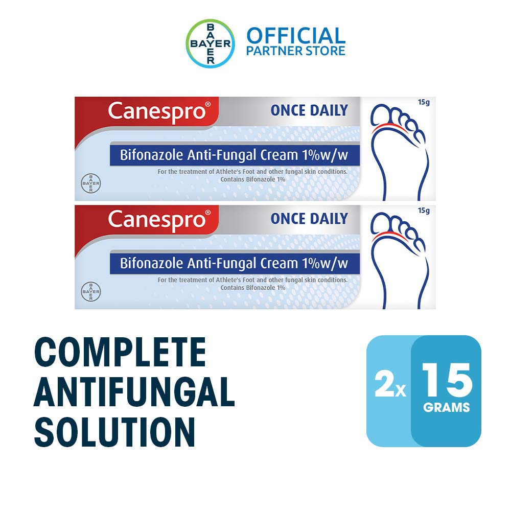 [Bundle of 2] Canespro Bifonazole Anti-fungal Cream 15g Exp Mar 2027 ...