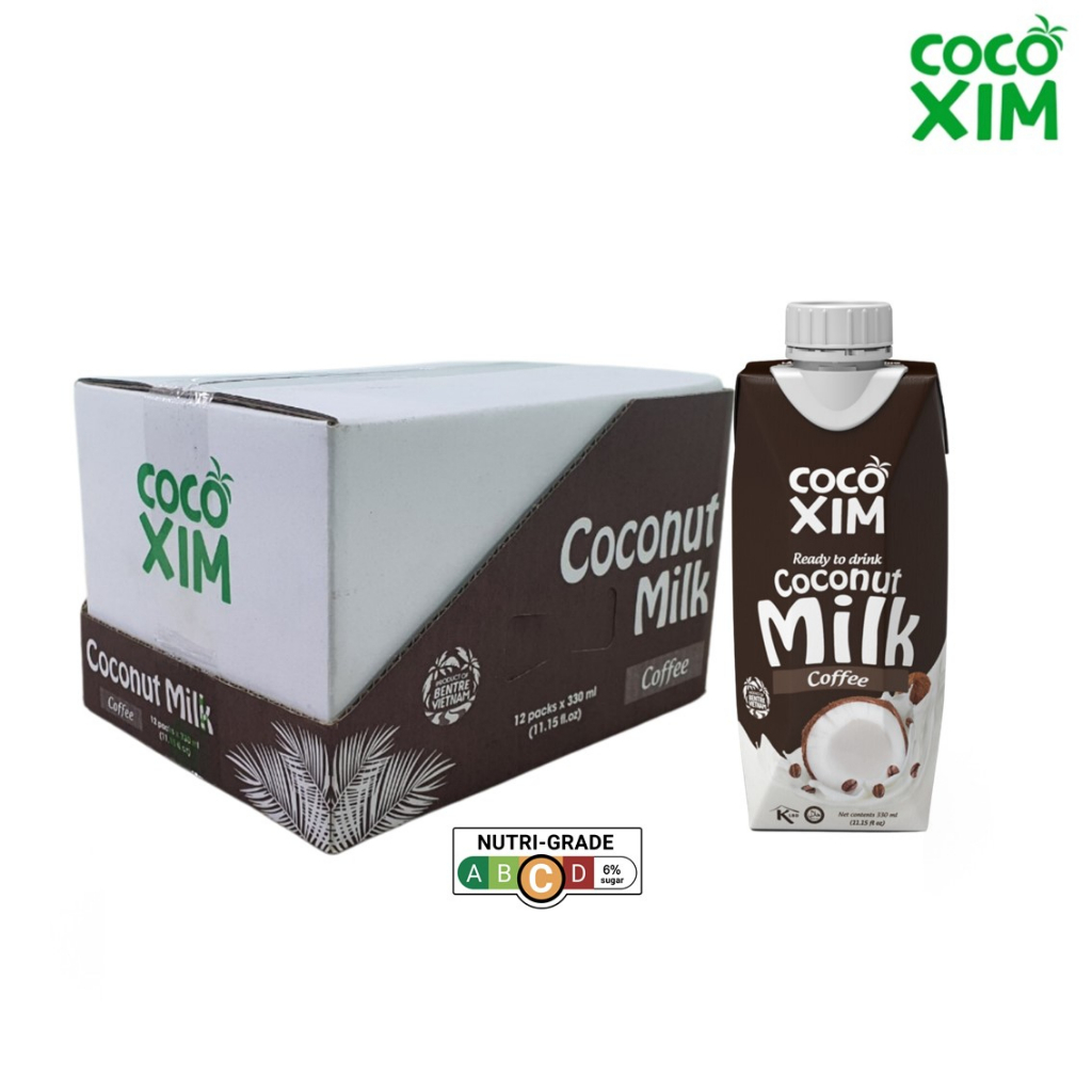 [COCOXIM] Coffee Coconut Milk Drink 330ml - Bundle of 12 - Tetra Drink ...