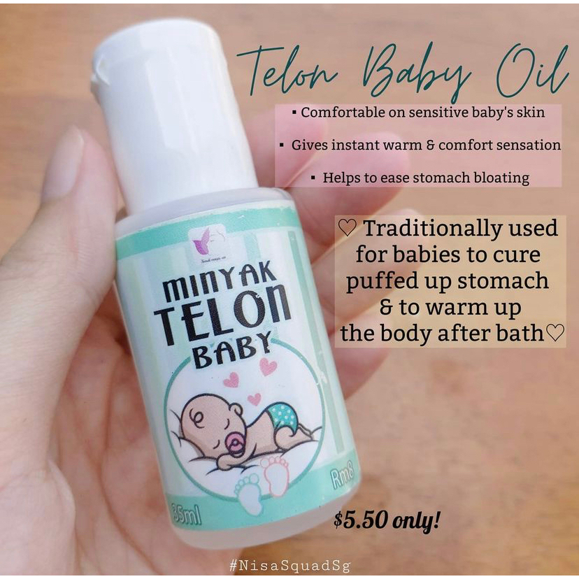 Telon Baby Oil for baby's tummy (MUST HAVE for newborns) | Shopee Singapore