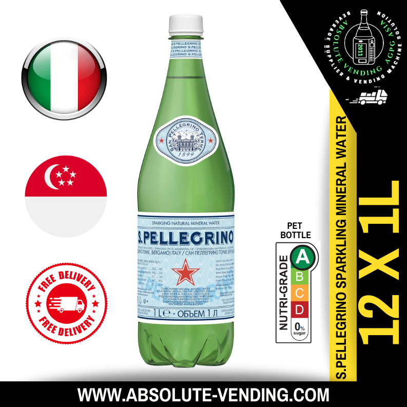 [CARTON] SAN PELLEGRINO Sparkling Mineral Water 1L X 12 (P.E.T BOTTLE) | Shopee Singapore