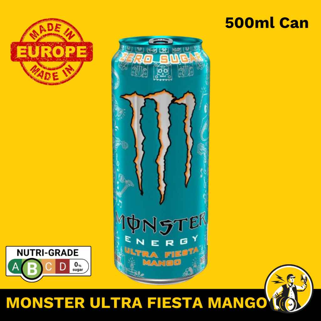 Monster Energy Ultra Fiesta 500ml (Full sized can, From EUROPE ...