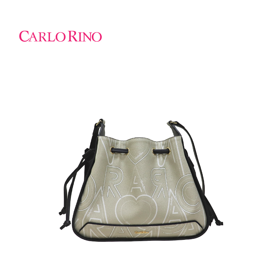 Carlo Rino Signature Bucket Bag 35267-013 | Shopee Singapore