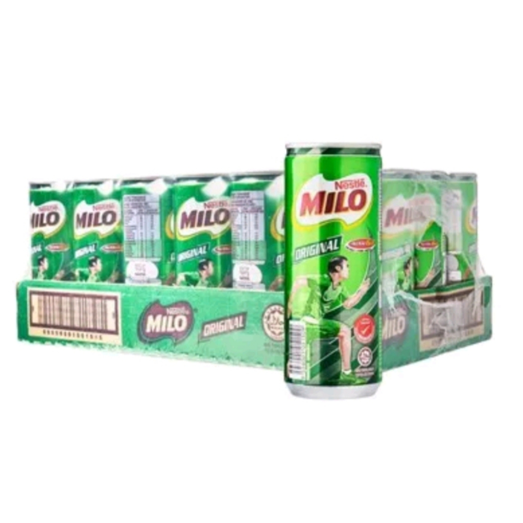 Milo Original Canned Drink (24's x 240m) Malaysia Version | Shopee ...