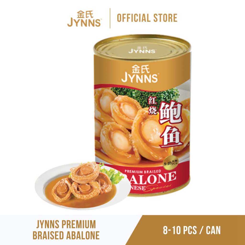 JYNNS Premium Braised Abalone Japanese Species 金氏红烧鲍鱼 (8-10 pcs ...