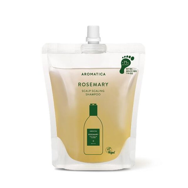 AROMATICA Rosemary Scalp Scaling Vegan Shampoo ( 180ml / 400ml / 1000ml ...