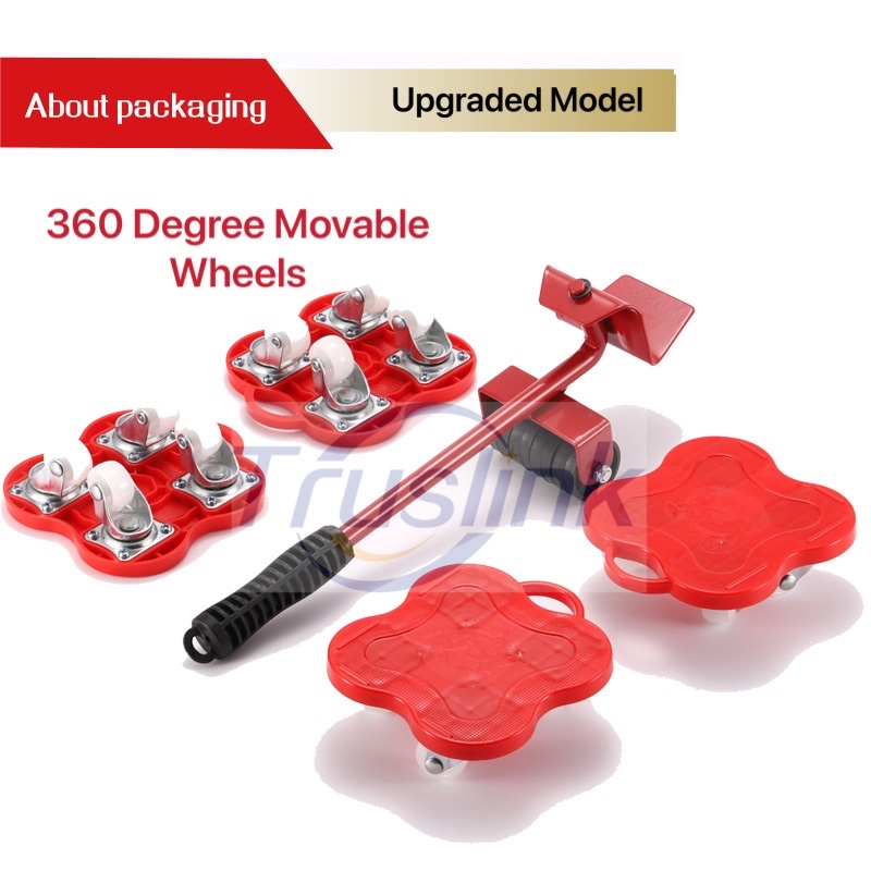 5 In 1 Furniture Lifter Mover Tools Carrying Glider Tool Hand Moving ...