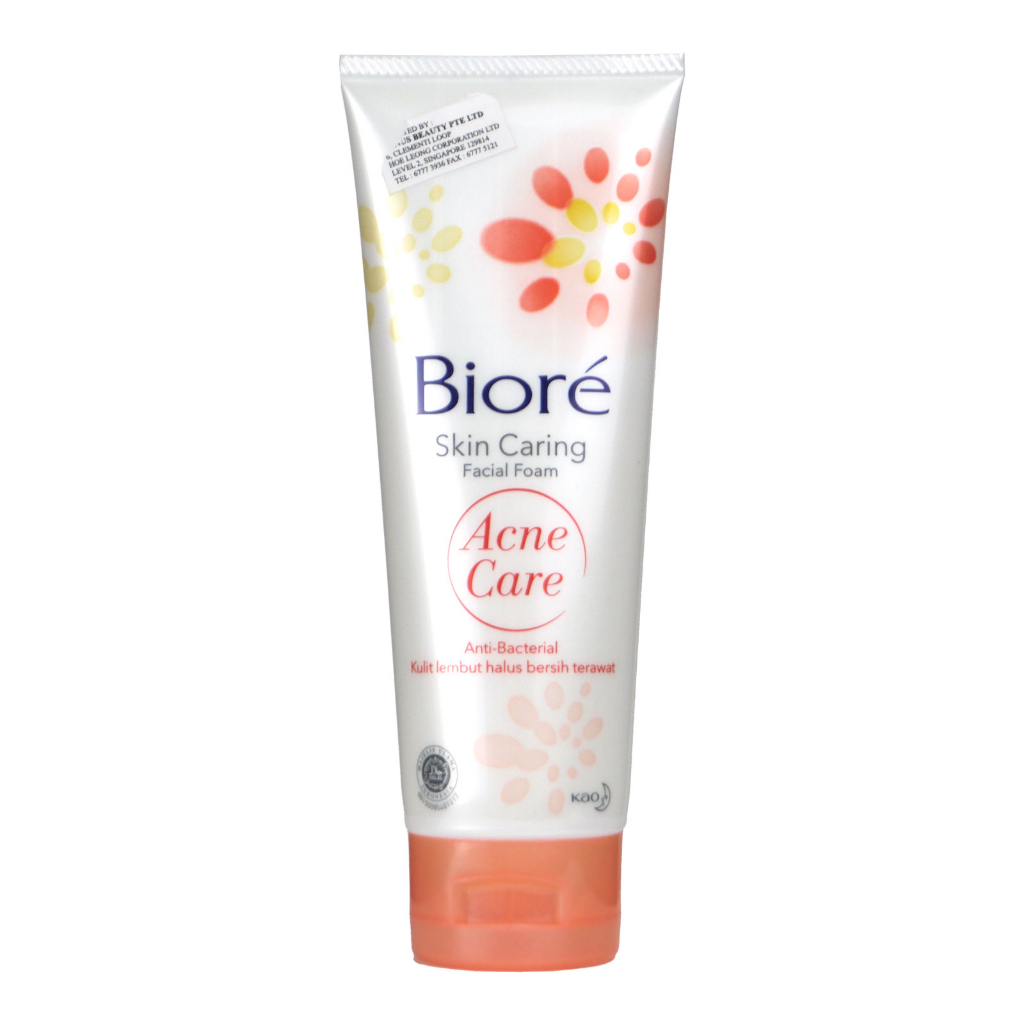 Biore Facial Foam 100g Acne Care | Shopee Singapore