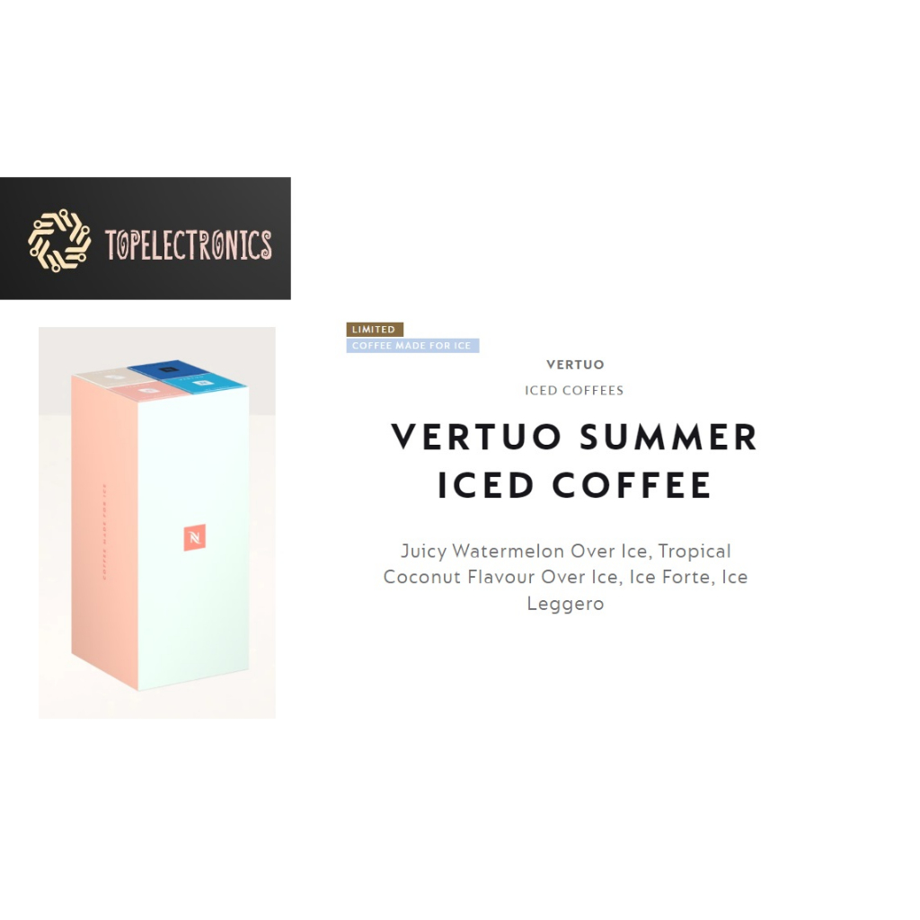 Nespresso Capsule VERTUO Ice Coffee Limited Edition | Shopee Singapore