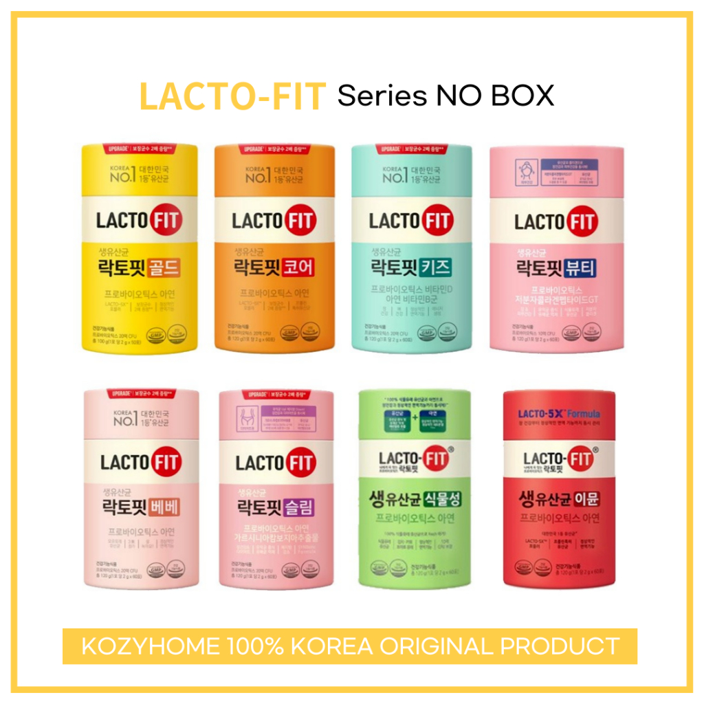Korea LACTO FIT Probiotics Gold 50 Sachet lactofit korea 50 stick ...