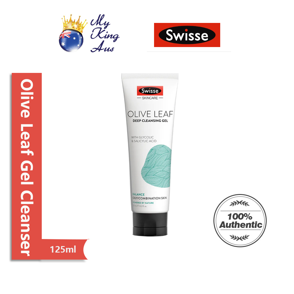 Swisse Olive Leaf Gel Cleanser 125ml 洁面乳 洗面奶 Deep Cleansing Gel For ...