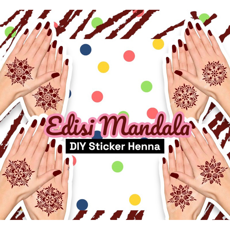 SG READY STOCKS / LOVE FOR MANDALA SERIES | MANDALA STICKERS / MANDALA ...