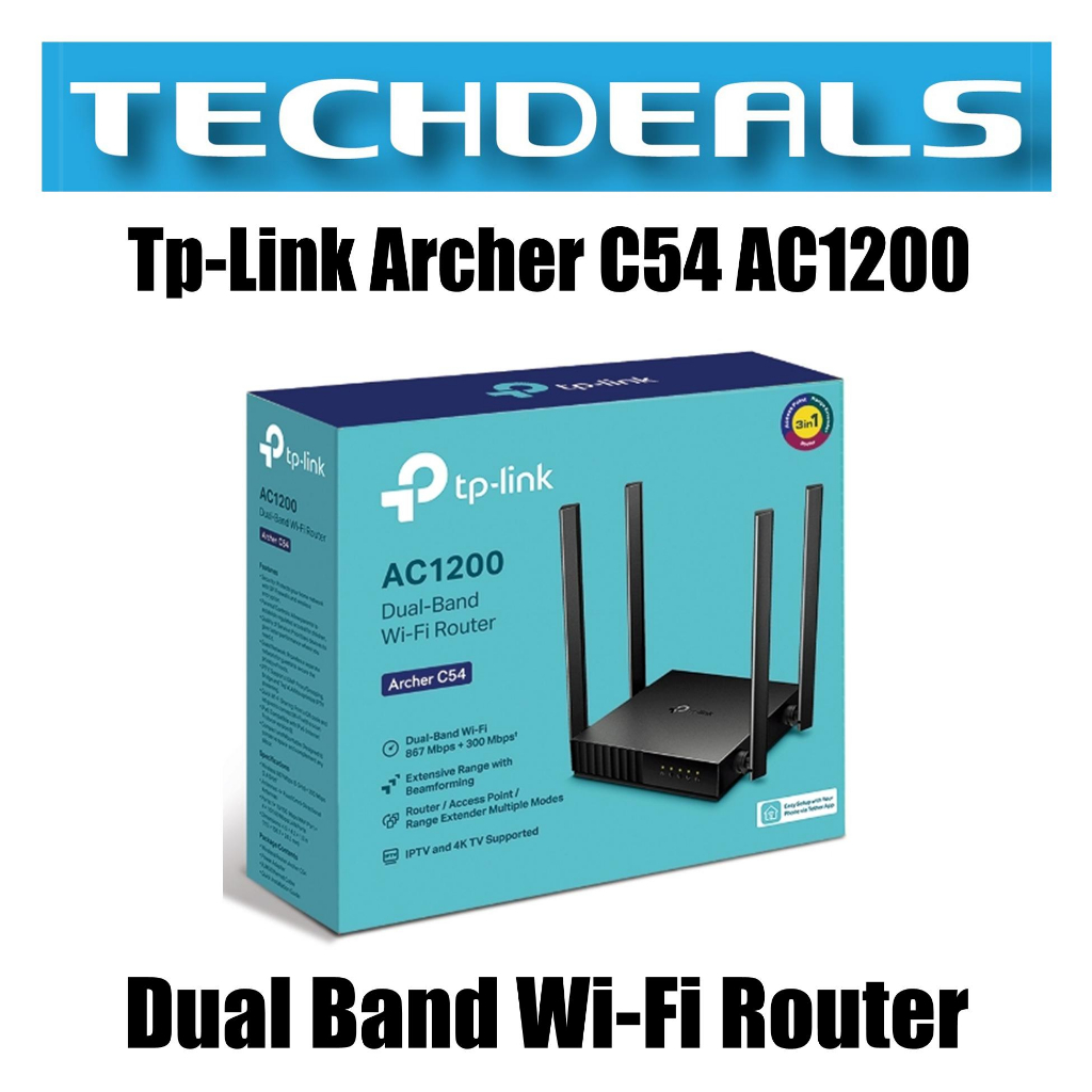 Tp-Link Archer C54 AC1200 Dual Band Wi-Fi Router | Shopee Singapore