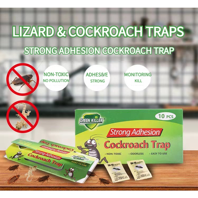 Misoo 2 in 1 Lizard Cockroach Trap Sticky Trap Insects Glue Sticky 壁虎 ...