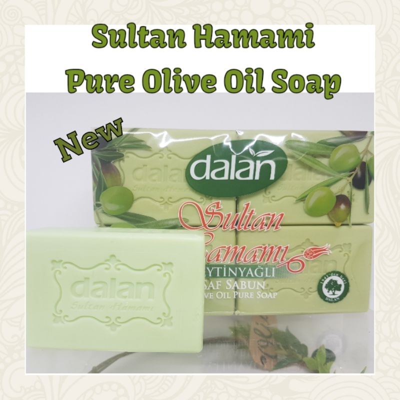 Sultan Hamami Pure Olive Oil Soap (175g x 4pcs) | Shopee Singapore