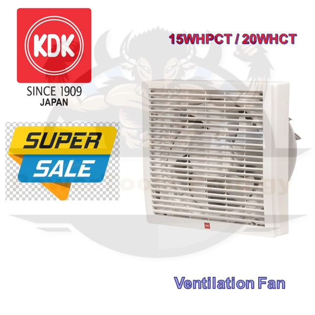 KDK 15WHPCT / 20WHCT WINDOW MOUNTED VENTILATION FAN | Shopee Singapore
