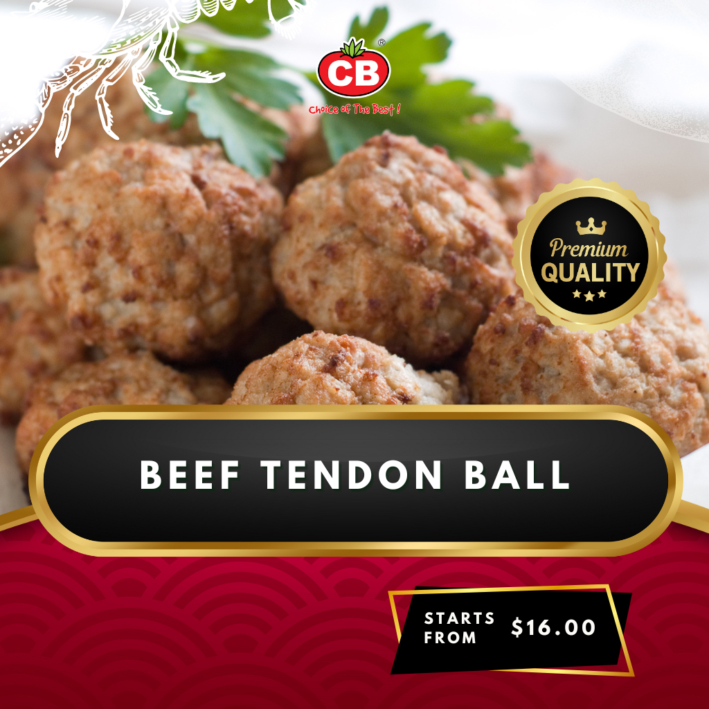 [CB] Teoswa Beef Tendon Ball - 500g / 1kg / 2kg | Frozen Meatball ...