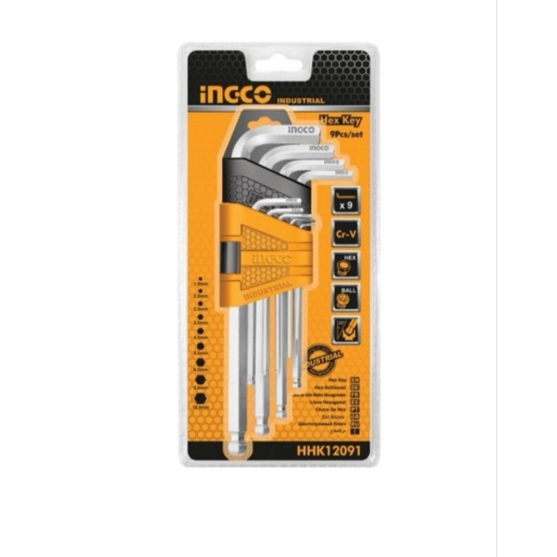 Ingco Allen Key Hex Key set | Shopee Singapore