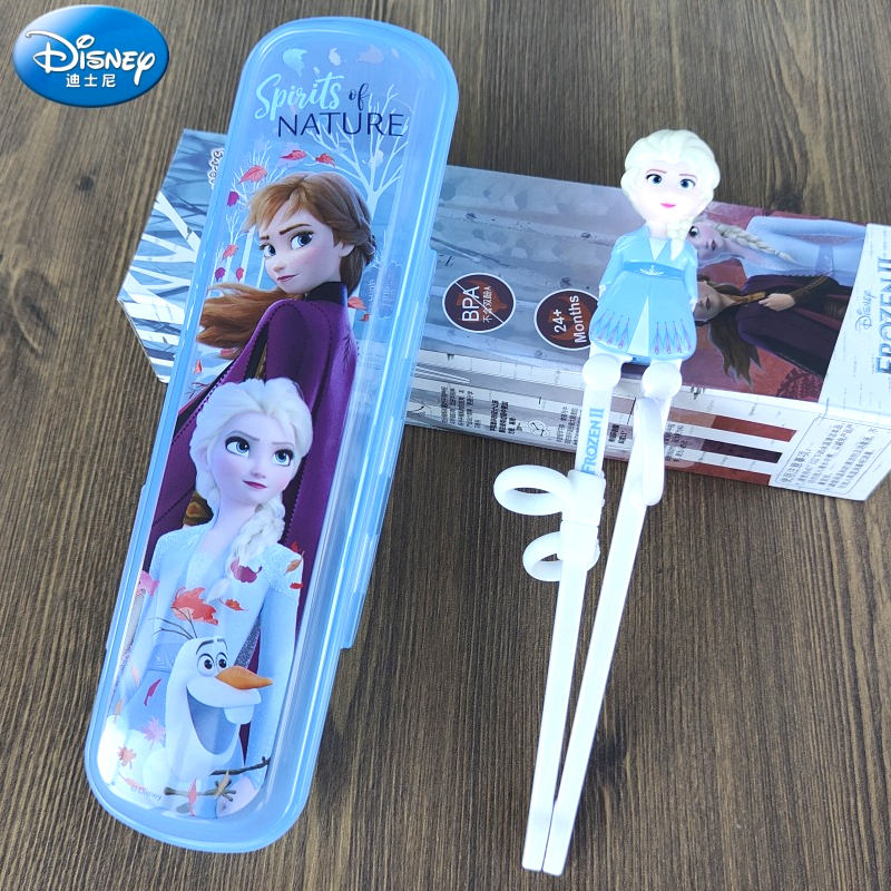 Disney Tableware / Kids Learning Chopsticks / Fork & Spoon / 3 in 1 ...