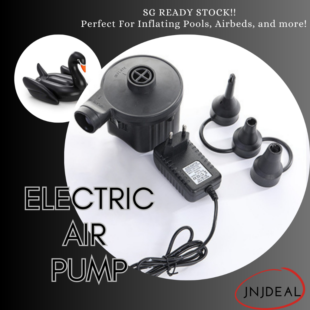 Dual Function Electric Air Pump/Manual Hand Airpump for float, mattress and more!! | Shopee ...