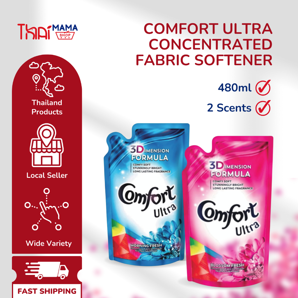 Comfort Ultra Concentrated Fabric Softener 480ml | Shopee Singapore
