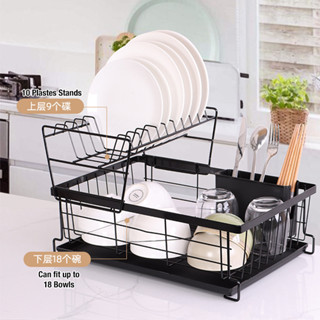 [SG Seller]Japanese Kitchen Dish Rack Stainless Steel/Kitchen Drying ...