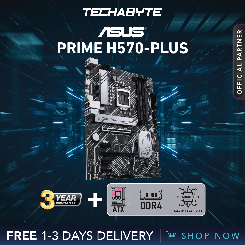 ASUS PRIME H570-PLUS | Full ATX | DDR4 Motherboard | Shopee Singapore