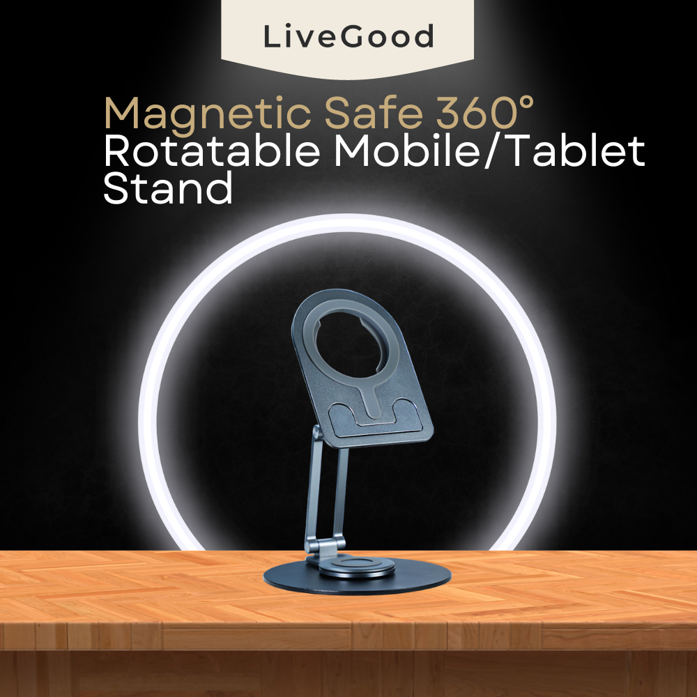 360° Magnetic Safe Rotatable Mobile & Tablet Stand (High Quality ...