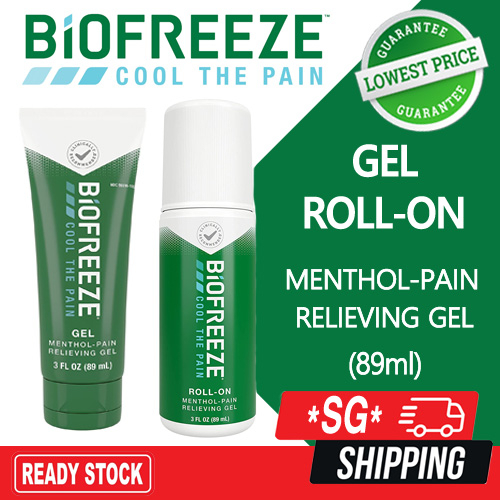 [LOWEST PRICE] Biofreeze Menthol Pain Relieving Gel / Biofreeze Roll On ...