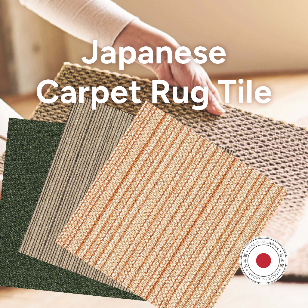 DEKOREA Tile Carpet Rug Floor Mat Japan Cozy Warm and Non-Slip Kids ...