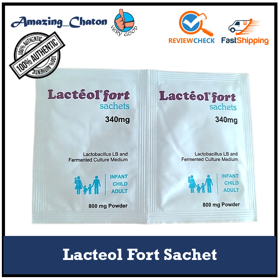 👍 Lacteol Fort Sachet 6s/packet Long Expiry for Diarrhea and Good Gut ...