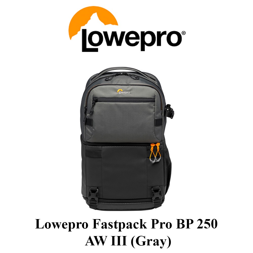 Lowepro Fastpack Pro BP 250 AW III (Gray) | Shopee Singapore