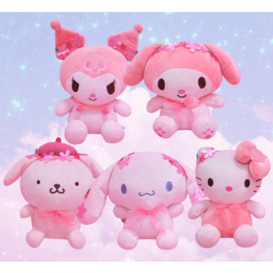 Sanrio Authentic 28 cm Cute Cherry blossom Sakura Hello Kitty ...