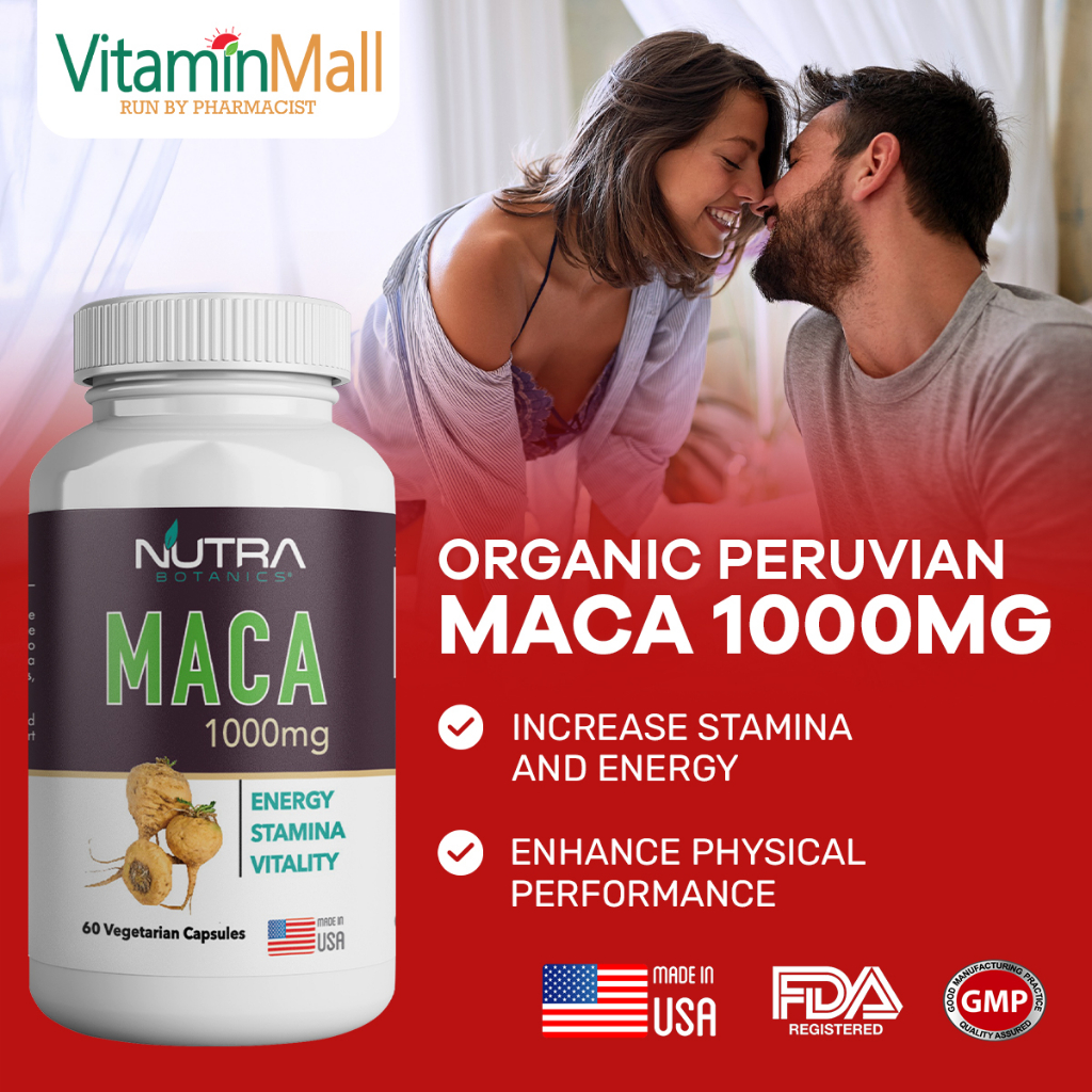 Nutra Botanics Maca - Male Enhancement Supplement for Men - Male ...