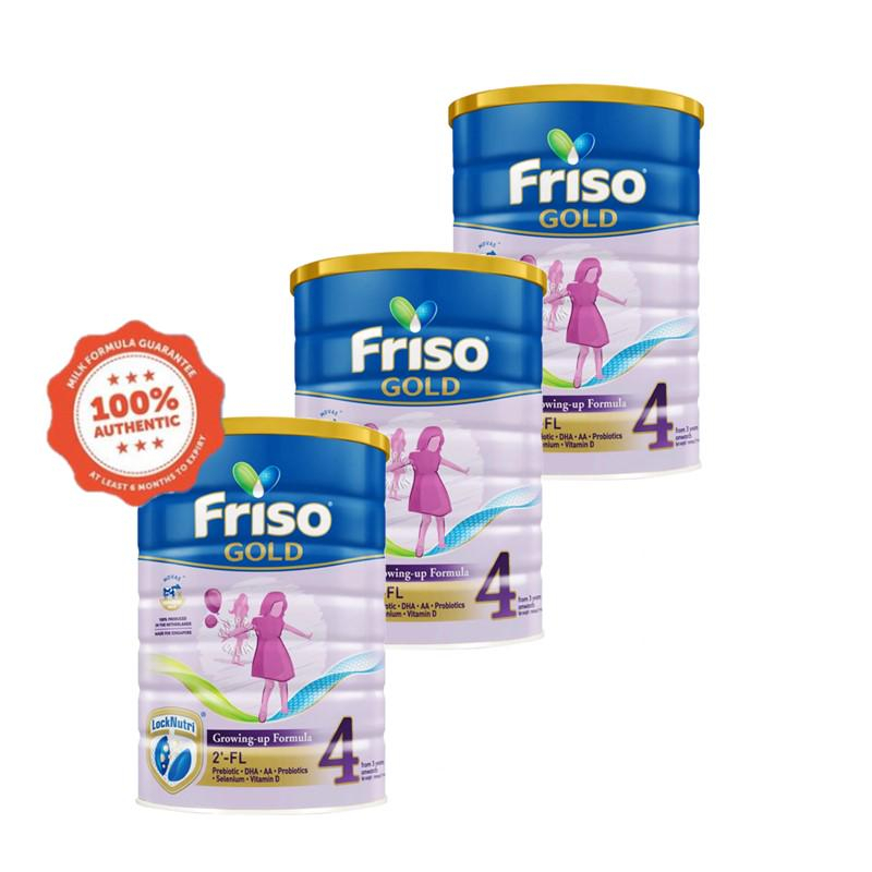[Bundle of 3] Friso Gold 4 Growing Up Milk with 2'-FL 1.8kg for Toddler ...