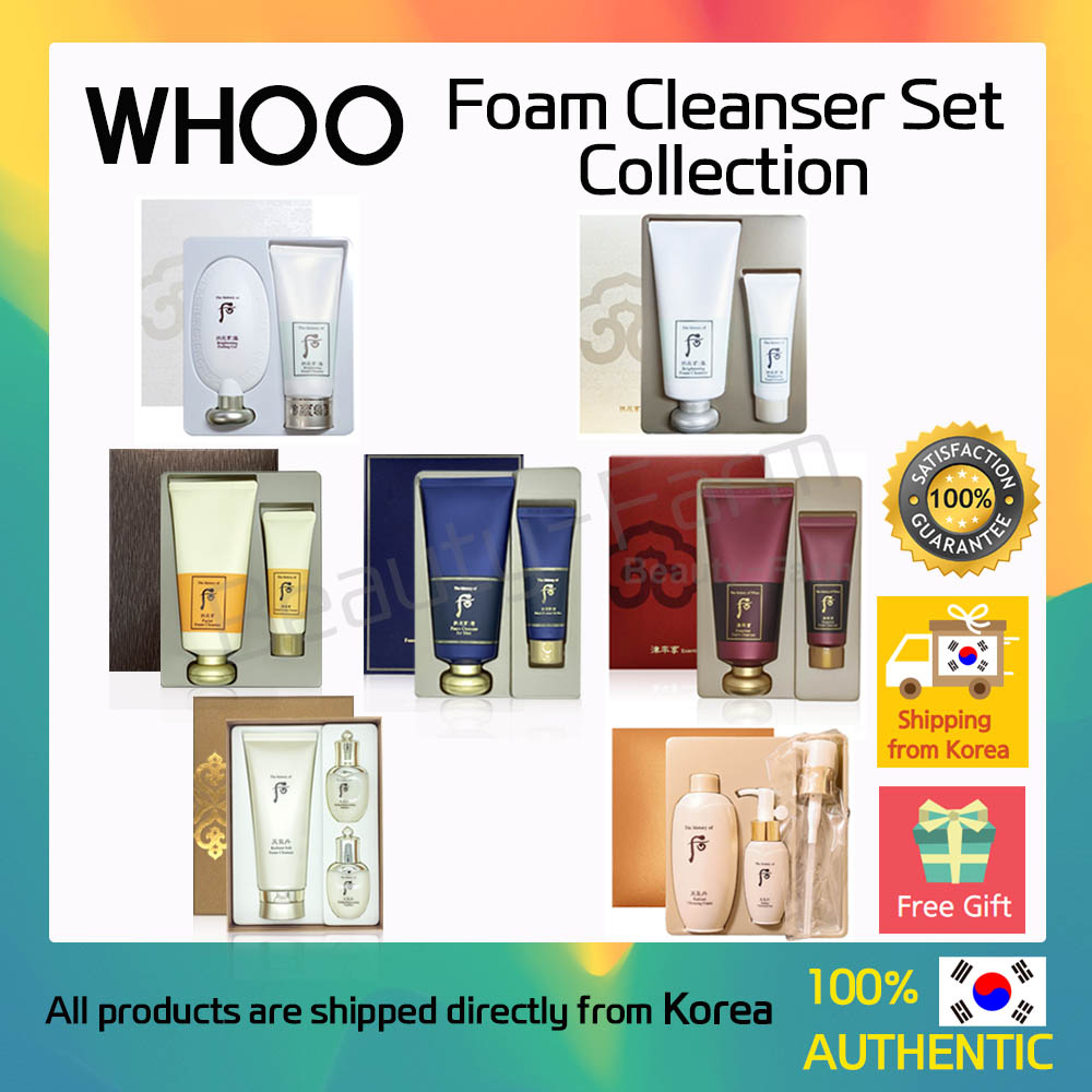 [The history of Whoo] Foam Cleanser Set Collection /directly from korea ...