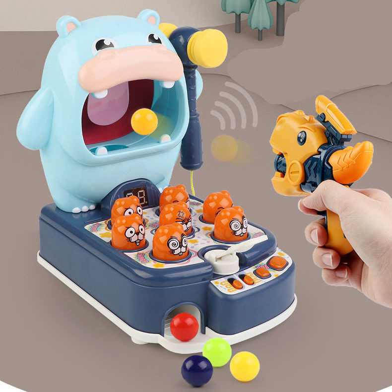 🇸🇬 [SG Seller] Hippo / Cow Shooting Whack-A-Mole Toys | Shopee Singapore
