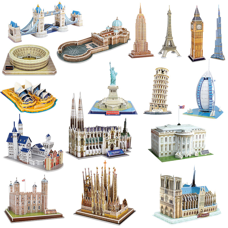 Architecture World Famous City Building Bricks Blocks Puzzle Edition ...