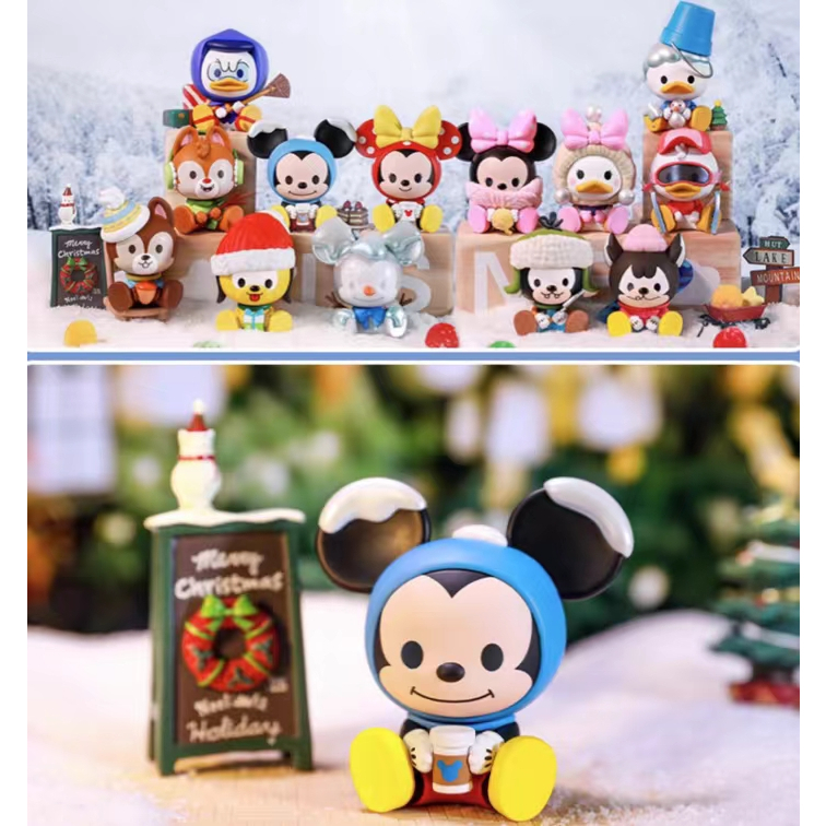 Popmart Disney Mickey Family Winter Series Blind Box Mystery Box ...